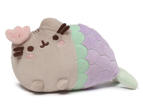 Download Pusheen Mermaid Clam Shell Pusheen Bamse Png Image With No