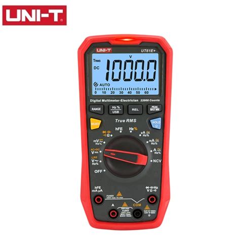Uni T Uni T Ut61e Usb Tester Ut61e Plus Digital Multimer True Rms Auto Range Meter Usb Teszterek