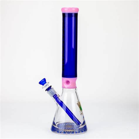 Wellcann 16 7mm Coloured Beaker Bong With Thick Base — Bong Outlet