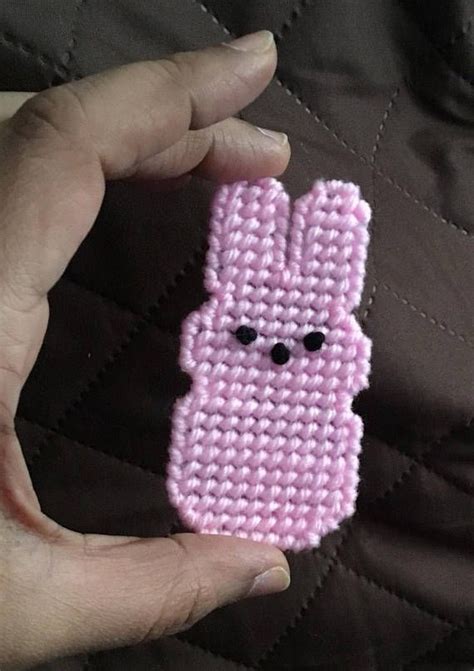 Plastic Canvas Mini Peeps In Pastel Colours Ideal Size To Adorn An