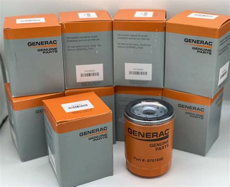 Generac Oil Filter 070185e Cross Reference Chart Educational Chart