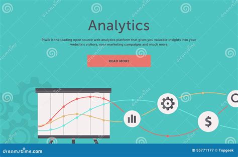 Seo Programming And Web Analytics Elements Stock Vector Illustration