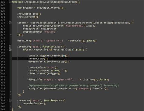 speechtotext recognizestream stop lag · issue 158 · watson