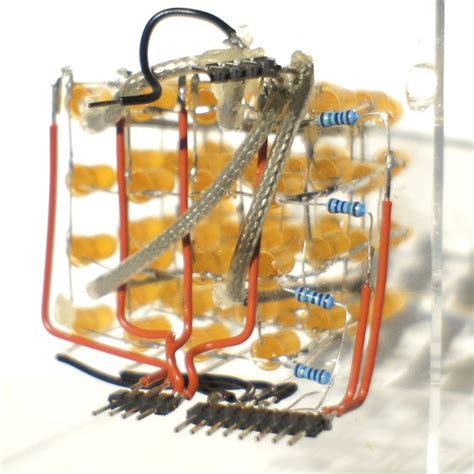 4x4x4 Interactive Led Cube With Arduino 13 Steps With Pictures