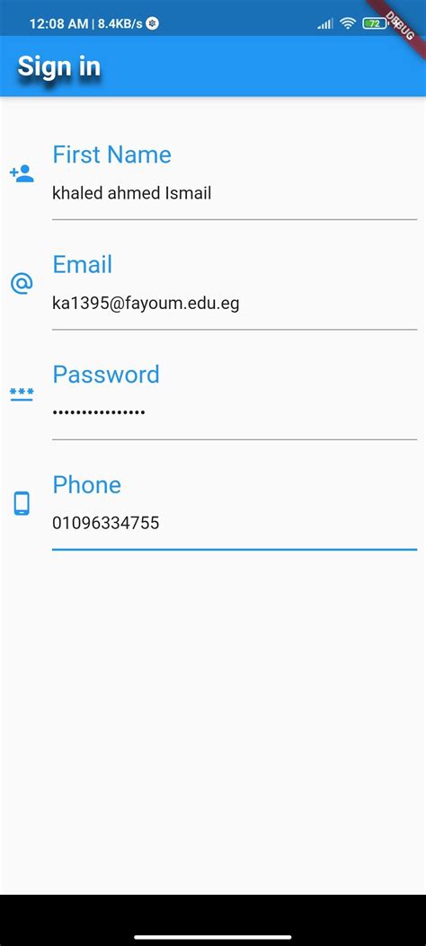 khaled ahmed on linkedin first project in flutter