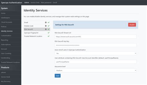 Specops Software Ureset Securid Authentication Api With Cas