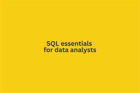 Sql For Data Analyst Or How To Get The Insights From The Data Base Kajodata
