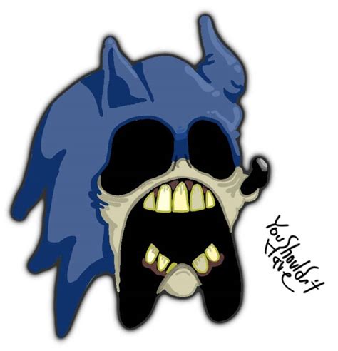 creepy sonic attempt by youshouldnthave on deviantart