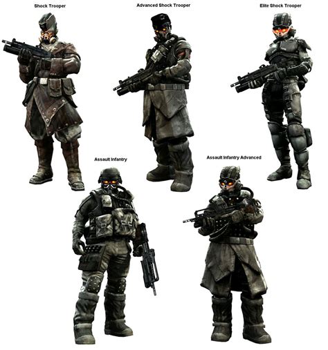 Helghast Classes Characters And Art Killzone 2
