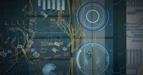 Animation Of Data Processing Over Server Room Stock Video Video Of