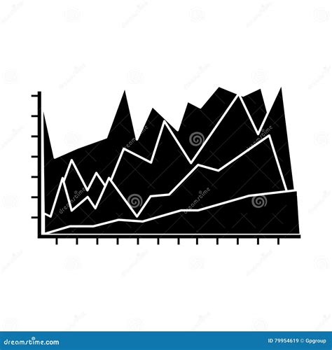 Statistical Graphic Chart Stock Vector Illustration Of Accounting 79954619