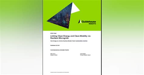 Resilient Microgrids Link Clean Energy And Clean Mobility Microgrid Knowledge
