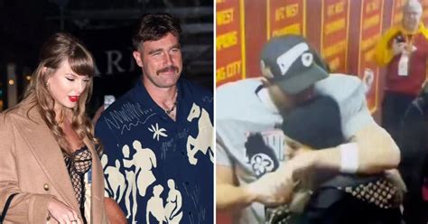 Taylor Swift And Travis Kelce Pack On Pda After Chiefs Win Watch