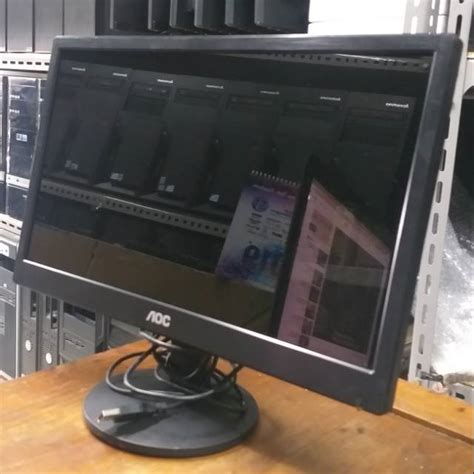 Jual Monitor LED AOC 16 Inci Widescreen Shopee Indonesia