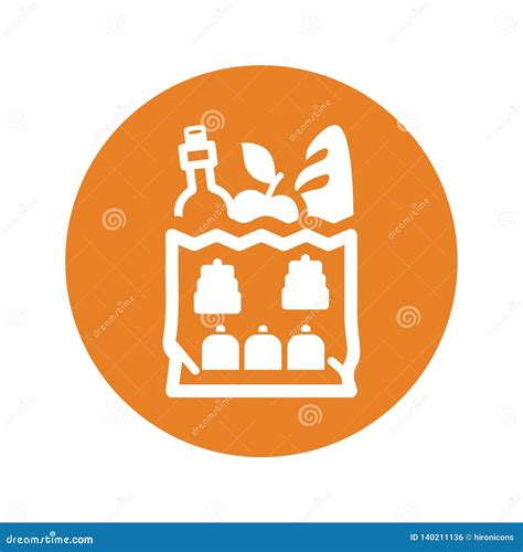 Groceries Vector Icon Stock Illustration Illustration Of Food 140211136