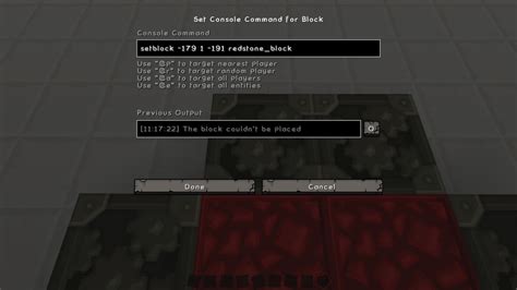 Command Block Redstone Clock Minecraft Map