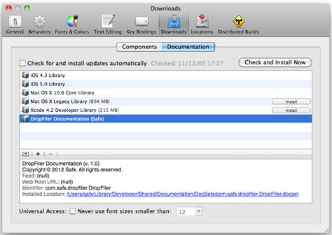 Safx Appledocを使ってobjective Cソースをxcode Organizerで表示できるようにする