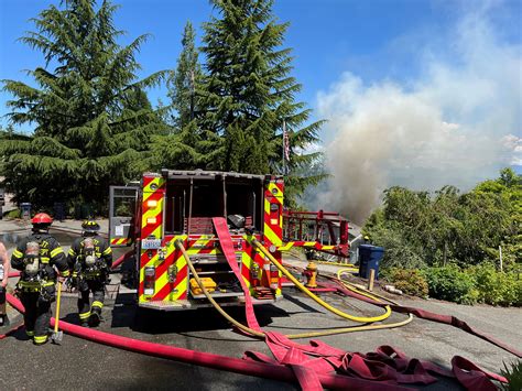 News Flash • House Fire In North Everett Leads To Firefighte