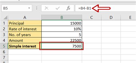How To Calculate Simple Interest In Excel SpreadCheaters