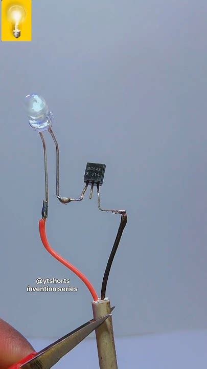 Simple Project With Bc548 Transistor Youtube