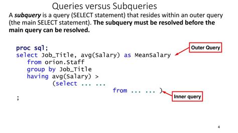 Subqueries Ppt Download
