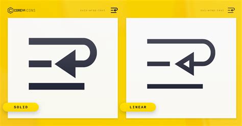 Wrap Text Icon · Linear · Coreui Icons · Svg Javascript Typescript