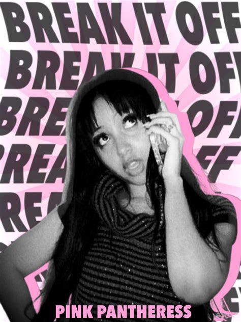 Pink Pantheress Break It Off Poster Music Poster Design Cute Poster