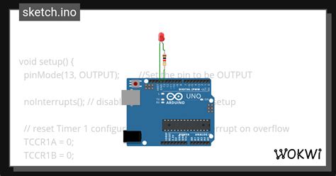 Timer 1 Output Compare Match Ocm Example Wokwi Esp32 Stm32