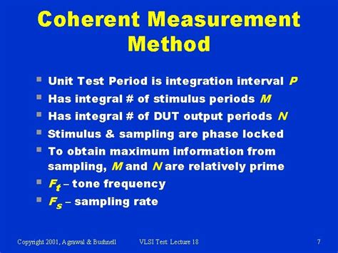 Lecture 18 Dspbased Analog Circuit Testing Definitions Unit