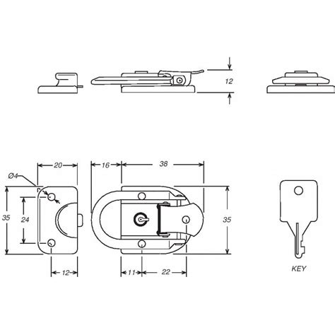 Smart Locking Toggle Latch Nickel Venture Products
