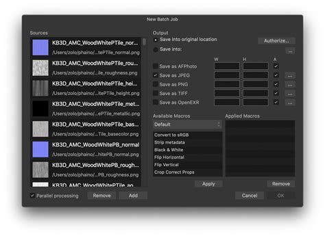Batch Jobs Non Functional V Bugs Found On MacOS Affinity Forum