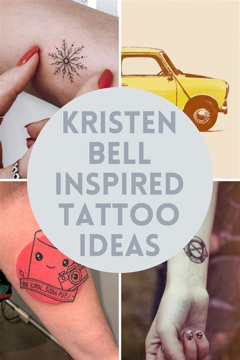 Does Kristen Bell Have Tattoos Real Or Fake Tattoo Glee