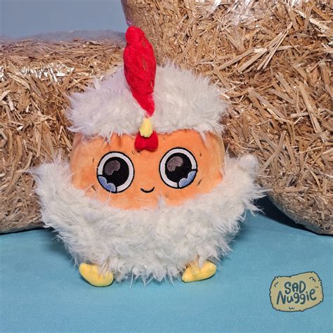 Chicken Sad Nuggie Plush