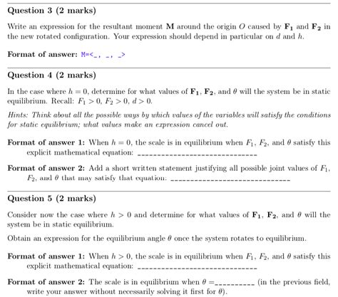 Solved Problem A Balancing Scale Marks Total A T Shaped Chegg Com