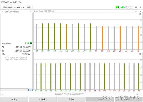 卫星导航模拟器gss7000测试ntrip rtk 以ublox f9p 为例 rtklib原始观测量解算固定解fix