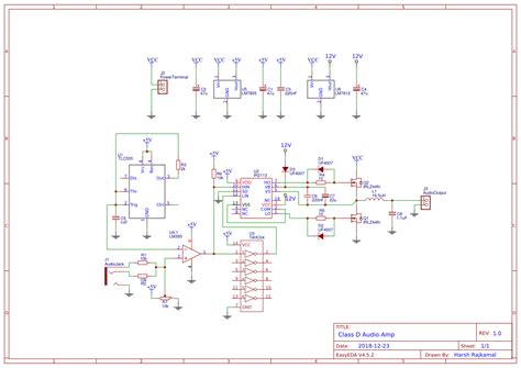 Class D Amplifier Platform For Creating And Sharing Projects OSHWLab