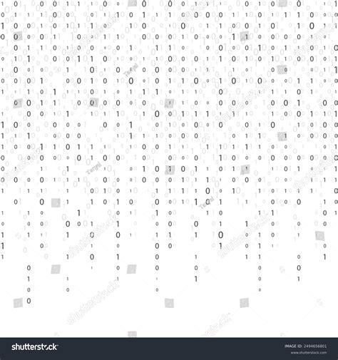 Stream Binary Code Binary Code Matrix Stock Illustration 2494656801