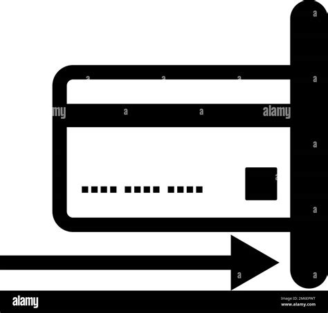 Card Insertion Atm Card Insertion Slot Editable Vector Stock Vector