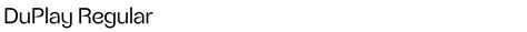 Duplay Font Webfont And Desktop Myfonts