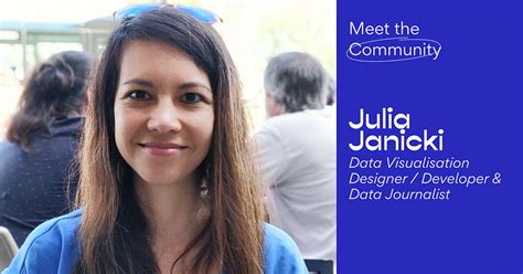 Meet The Community Julia Janicki Data Visualisation Designer