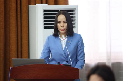 Ц Мөнхцэцэг Намын бүтэц шийдвэр гаргах үйл ажиллагаанд жендэрийн эрх тэгш байдлыг хангах