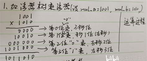 Verilog实现加法器树乘法器以及三目运算符的使用通俗易懂一目了然 哔哩哔哩
