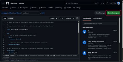 Como Hospedar Um App Nextjs No Github Pages Rafael Coelho