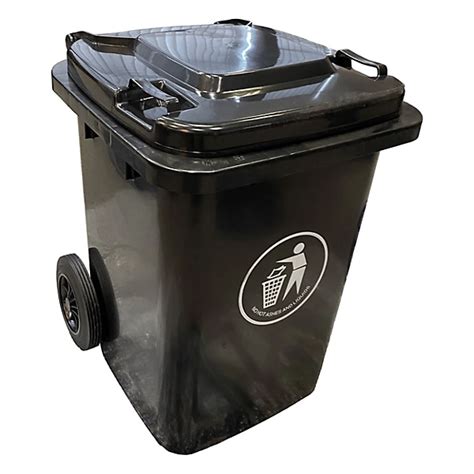 Express Wheelie Bins Blackgrey Small Outdoor Wheelie Bin For Trash