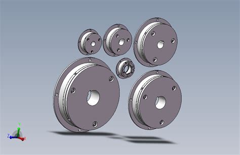 6种efb 1电磁制动器模型 Solidworks 2013 模型图纸下载 懒石网