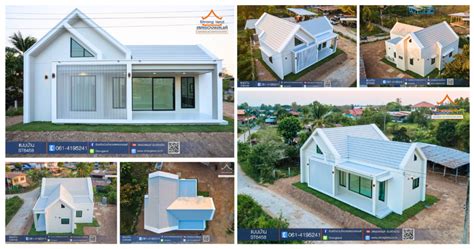 บ้านชั้นเดียวสไตล์นอร์ดิก Nordic House โทนสีขาวลุคคลีนๆ ดูเรียบง่าย แต่ฟังก์ชั่นใช้งานครบครัน