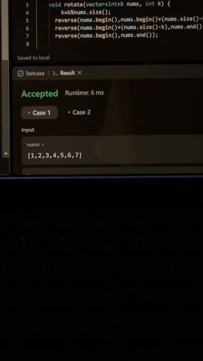 leet code sol rotate array leetcode programming amazing hustle 120days dsalgo youtube