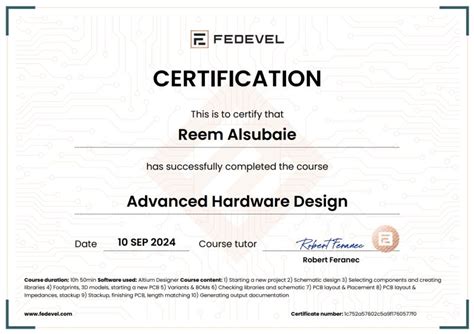 Reem Alsubaie On Linkedin Hardwaredesign Altiumdesigner Pcb Fedevelacademy