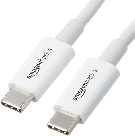 Amazon Basics Usb Type C To Usb Type C Cable M White Computers Tech Parts