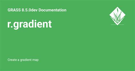 Rgradient Grass 850dev Documentation
